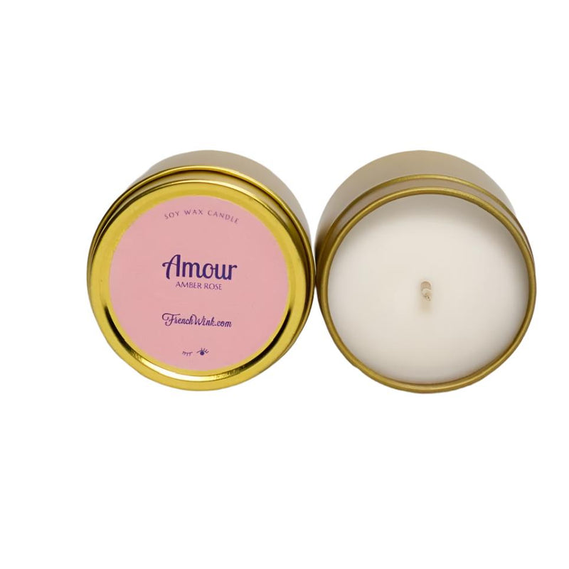 Home Mini Natural Candle - Amour
